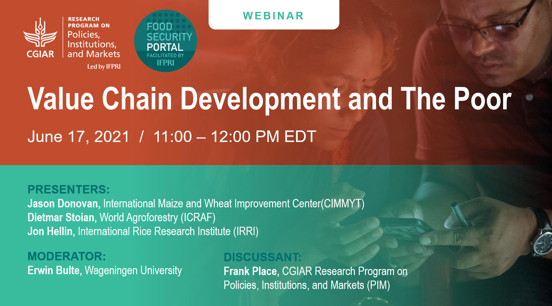 Webinar: Value Chain Development and The Poor: Promise, delivery, and ...